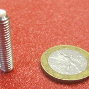 18-8 Stainless Steel Nylon Tip Set Screw M6 × 1 mm x 25 mm Thread Length 5 pcs