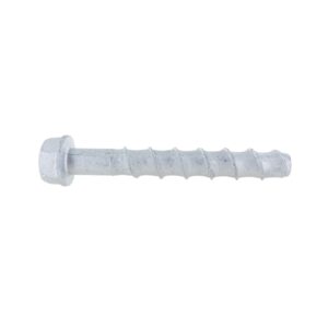 conquest 1/2" x 6" galvanized large diameter concrete screws for anchoring into masonry or uncracked concrete (pack of 25)