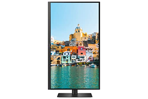 SAMSUNG S40A Series 27-Inch FHD 1080p Computer Monitor, 75Hz, IPS Panel, HDMI, DisplayPort, USB-C, Height Adjustable Stand, 3 Yr WRNTY (LS27A400UJNXZA),Black