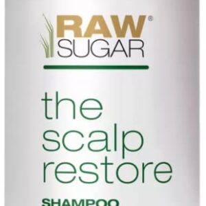 Raw Sugar The Cold Pressed Shampoo and Conditioner Set - Activated Charcoal, Tea Tree, and Moringa Oil. Balances Scalp, Removes Build-Up and Pollutants. 18 Fl Oz Bottles.