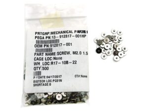 nylok patch m2.0x1.5mm flat head screws 500 pieces package 912817-001 compatible replacement spare part for hp compatible and other systems