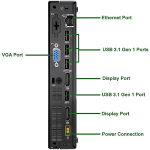 Lenovo ThinkCentre M910q Tiny Desktop Computer Mini PC, Quad Core i7 6700T up to 3.60GHz,16GB DDR4 RAM,New 512GB NVMe M.2 SSD,WiFi Bluetooth,Wireless Keyboard and Mouse,Windows 10 Pro (Renewed)