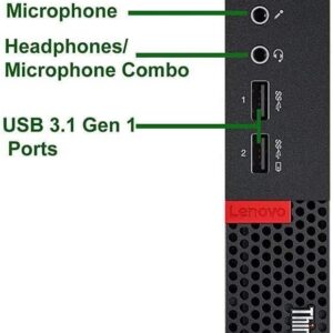 Lenovo ThinkCentre M910q Tiny Desktop Computer Mini PC, Quad Core i5 6500T up to 3.1GHz,16GB DDR4 RAM,256GB NVMe M.2 SSD,WiFi Bluetooth,Wireless Keyboard and Mouse,Windows 10 Pro (Renewed)