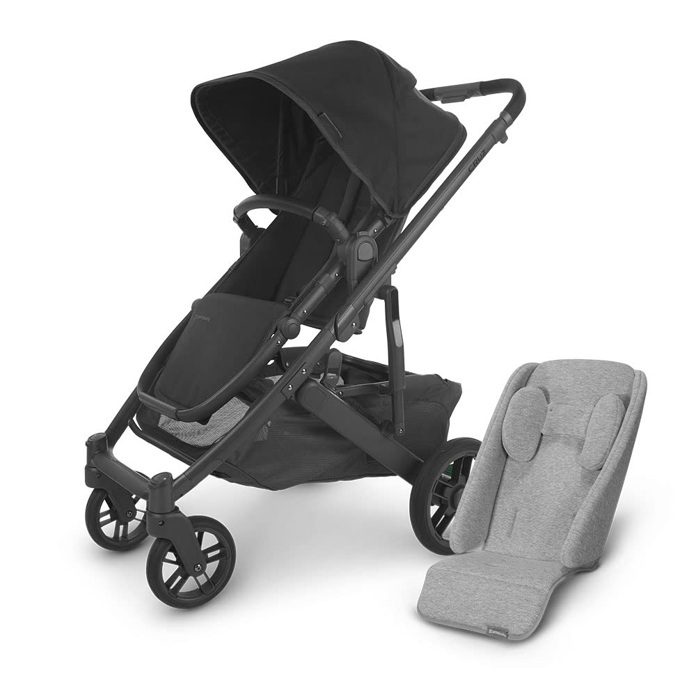 Cruz V2 Stroller - Jake (Black/Carbon/Black Leather) + Infant Snug Seat