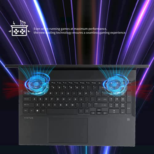 HP 2022 Victus 15.6" FHD Gaming Laptop, AMD Ryzen 7-5800H (Beats i7-10870H), 16GB RAM, 1TB PCIe SSD, NVIDIA GeForce RTX 3050 Ti, Backlit Keyboard, Win 11, Mica Silver, 32GB SnowBell USB Card