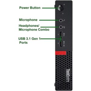 Lenovo ThinkCentre M910q Desktop Computer Mini PC, Quad Core i5-6500T up to 3.1GHz,32GB DDR4 RAM,New 512GB NVMe M.2 SSD,WiFi BT,Wireless Keyboard and Mouse,Windows 10 Pro (Renewed)