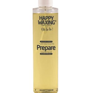 Happy Waxing - Prepare Nourishing Oil - Used for Pre and Post Waxing Rituals - For a Nourished and Moisturized Skin - Soft Jasmin Scent - 8.45 OZ - 250 ML