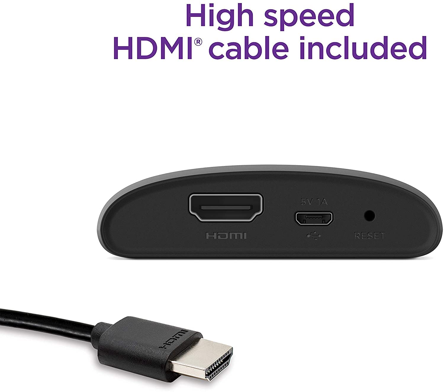 Roku Express HD Streaming Media Player with High Speed HDMI Cable and Simple Remote & Bundle Swanky Cables HDMI Cable