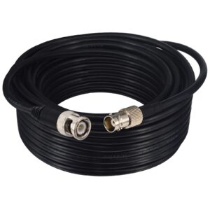 boobrie upgraded rg58 bnc extension cable 49.2ft bnc male to bnc female coaxial cable 50 ohm low loss bnc male to female hd video coax antenna cable for cb radio vhf uhf ham radio cctv sdi lead