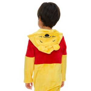 Disney Winnie the Pooh Little Boys Fleece Zip Up Coverall 6