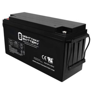 mighty max battery 12v 150ah sla replacement battery for agm 641245