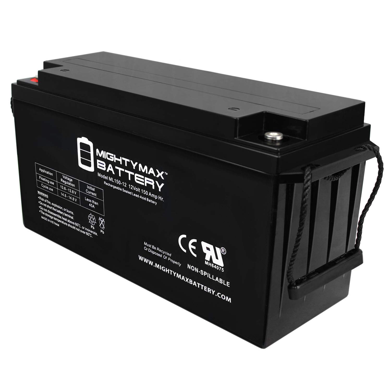 Mighty Max Battery 12V 150AH SLA Replacement Battery for AGM 641245