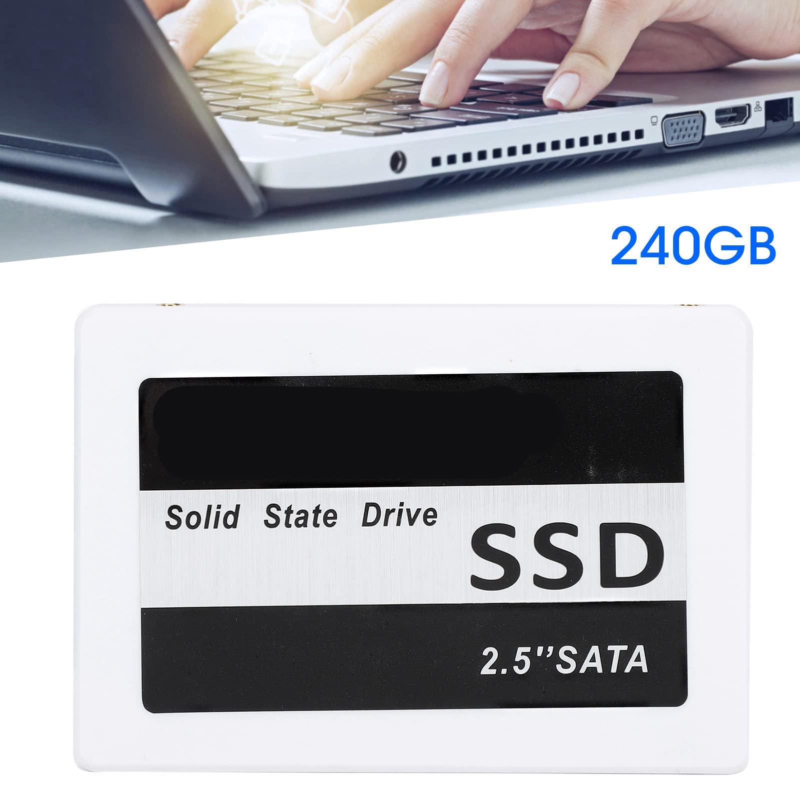 Solid State Disk, Compact Photo Storage Large Capacity Good Performance Firm Sturdy SATA3.0 SSD Portable for Laptop Desktop Computer(#4)