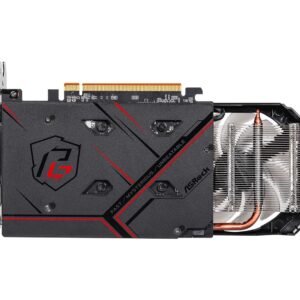 ASRock AMD Radeon RX 6500 XT Phantom Gaming D 4GB OC GDDR6 0dB Silent Cooling 18 Gbps 64-bit 7680 x 4320 Graphics Card Dual Fan HDMI DisplayPort