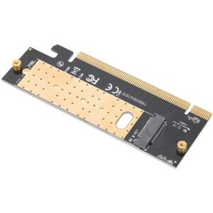 shanrya adapter card, m key m.2 to pcie3.0 x16 ssd, pci express 16x stable performance for hard drives computer