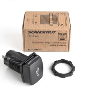 Scanstrut Flip Pro Fast Charge Dual USB Socket