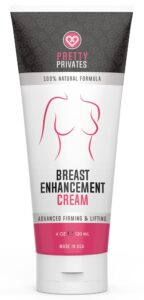 pretty privates – breast enhancement cream – breast lifter – larger, firmer, and fuller breasts - all-natural fast growth breast enlargement cream – breast plumping formula (4oz)