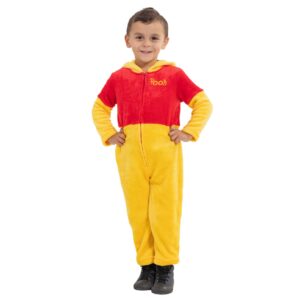 Disney Winnie the Pooh Little Boys Fleece Zip Up Coverall 6