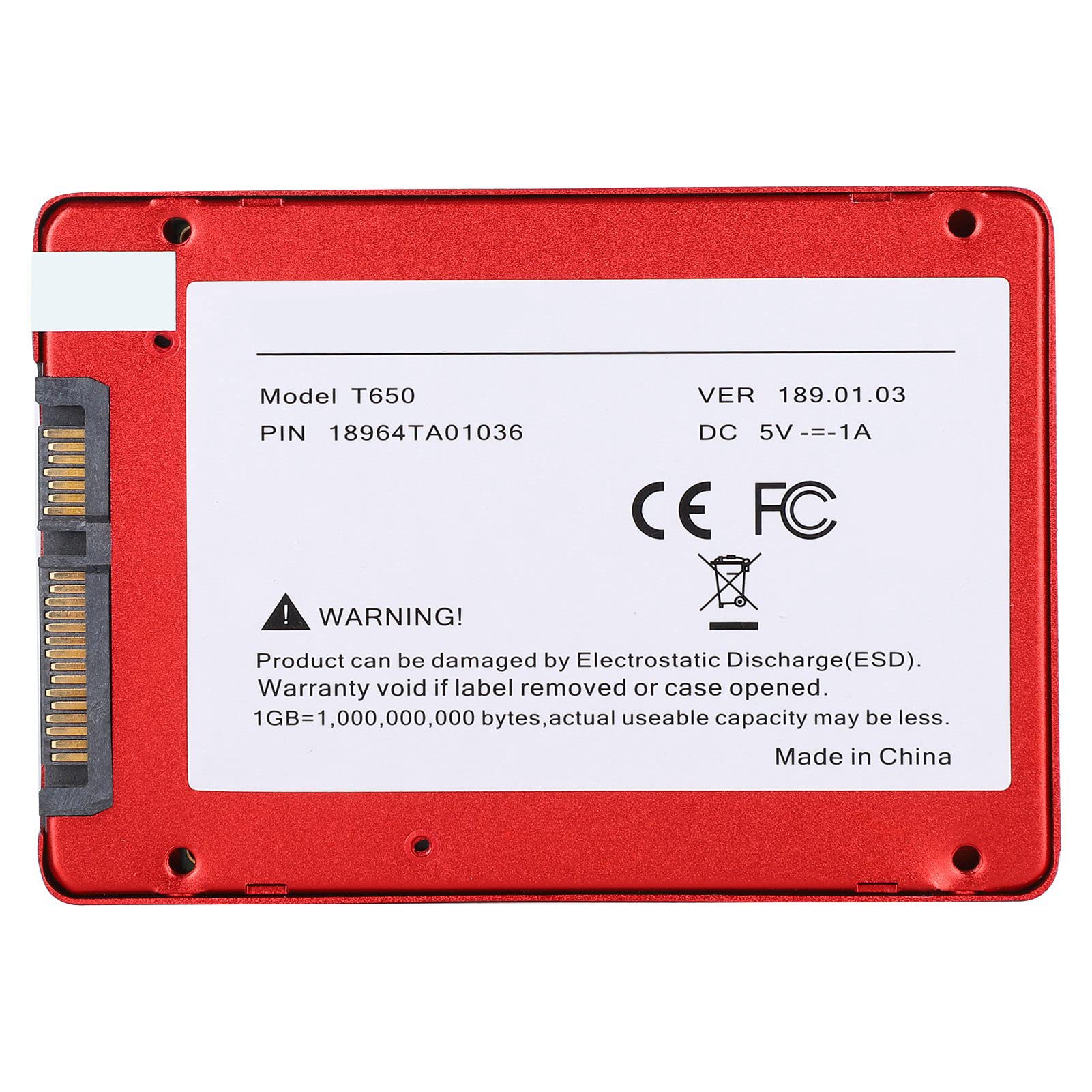 Computer SSD, Small Size Large Capacity Universal Plug and Play Solid State Hard Disk for Laptops(#3)