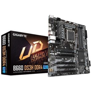 gigabyte b660 ds3h 1700 atx 4xddr4 motherboard