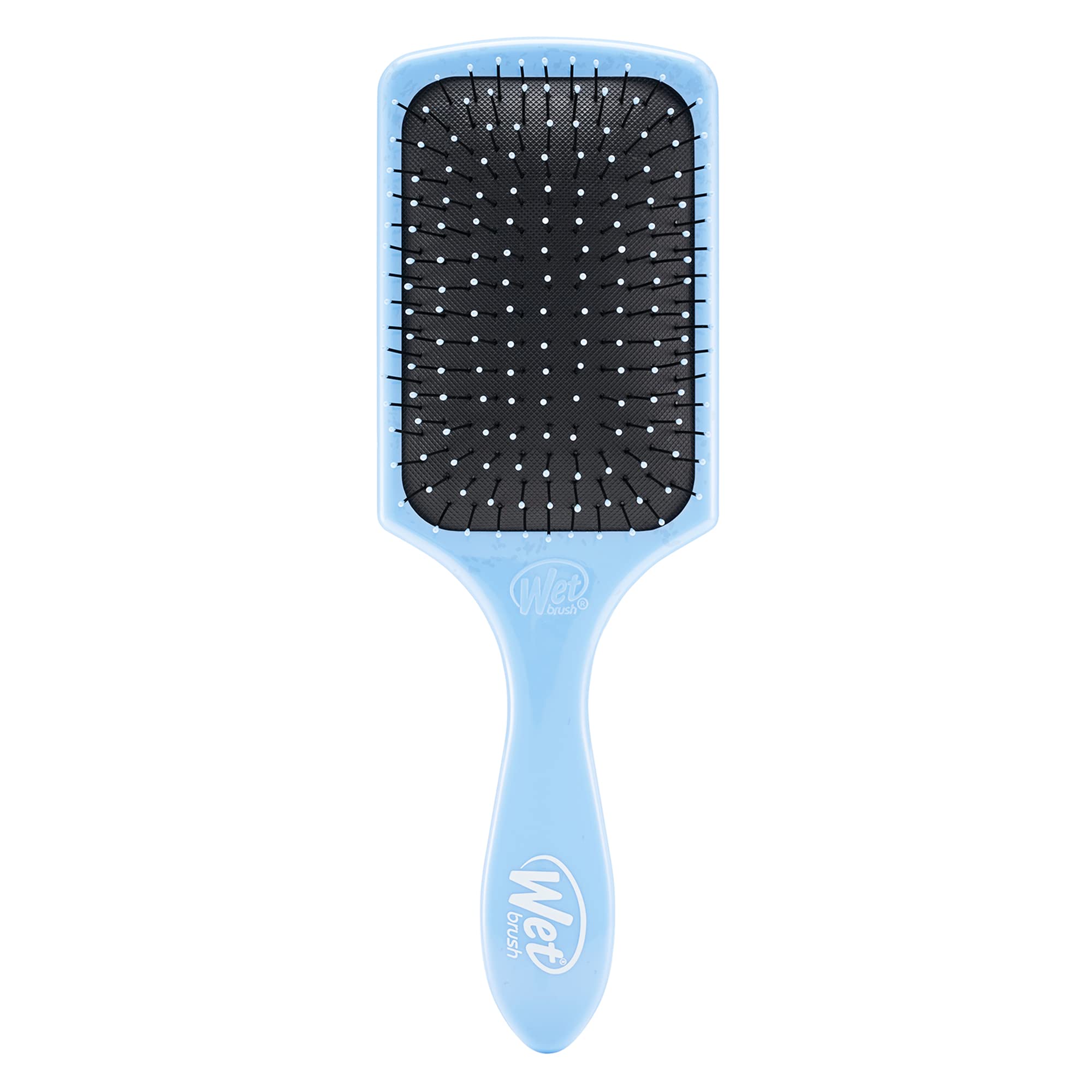 Wet Brush Paddle Detangler Hair Brush, Sky - Ultra-Soft IntelliFlex Detangling Bristles with AquaVent Design - Spread Hair Treatments Evenly - Pain-Free Hair Brush For Women, Men, Wet And Dry Hair