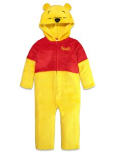 disney winnie the pooh little boys fleece zip up coverall 6