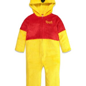 Disney Winnie the Pooh Little Boys Fleece Zip Up Coverall 6