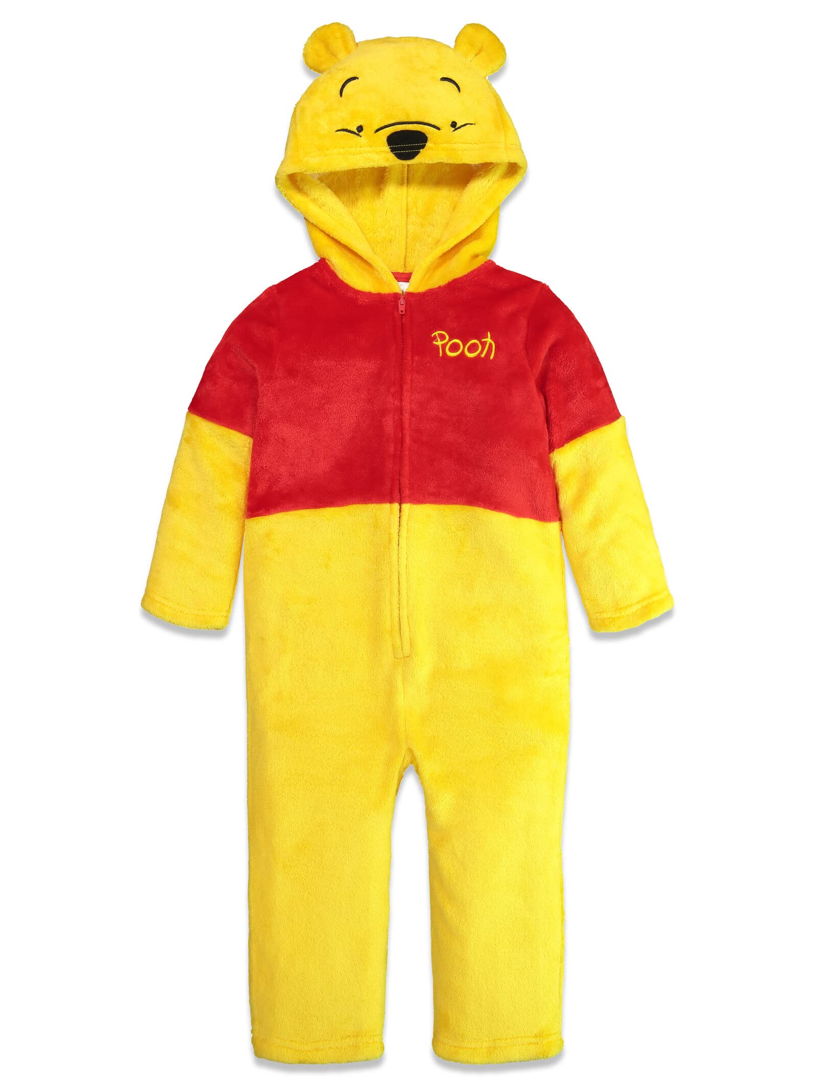 Disney Winnie the Pooh Little Boys Fleece Zip Up Coverall 6