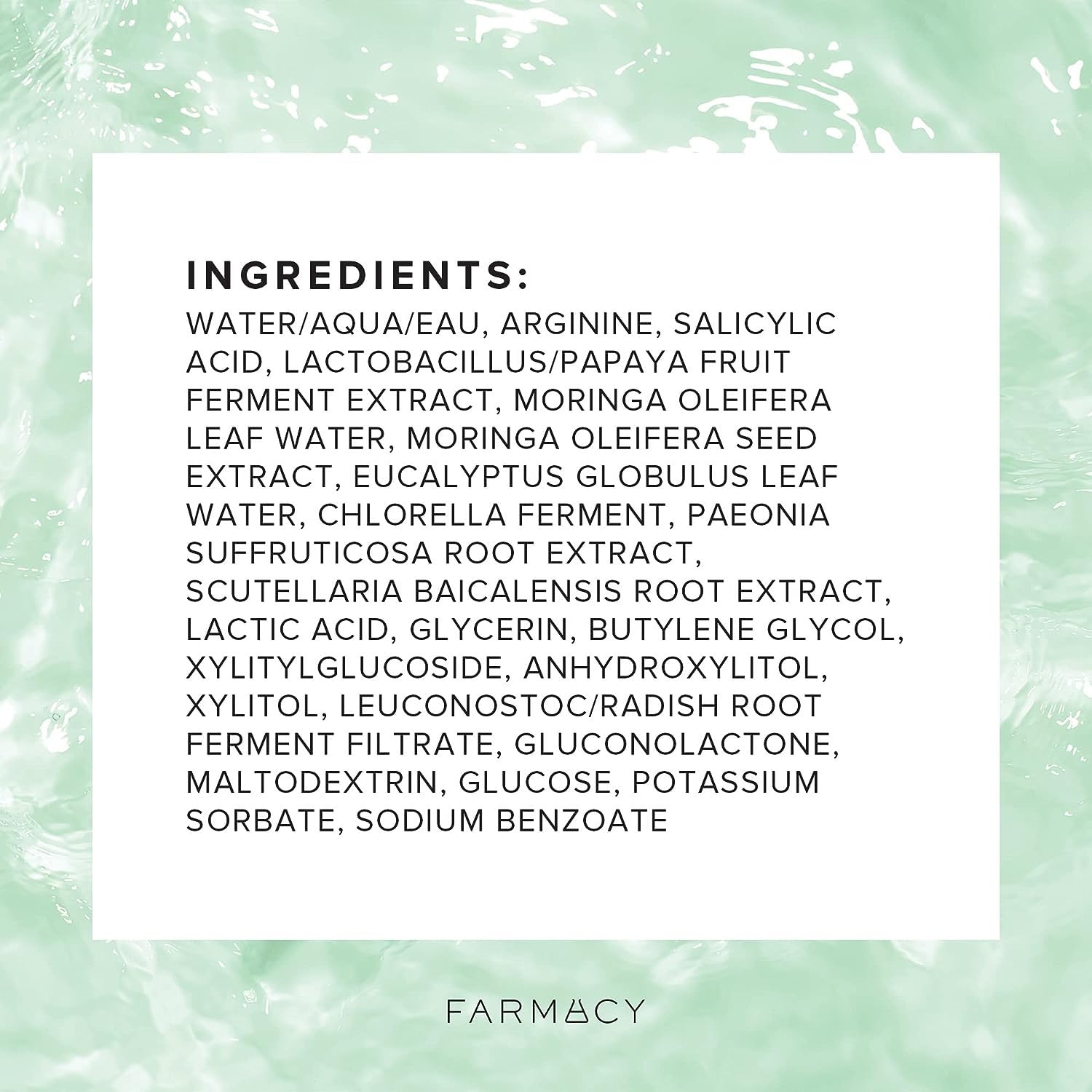 Farmacy 2% Salicylic Acid Toner for Face - Deep Sweep Gentle BHA Exfoliant for Oily Skin - Refines Texture with Papaya Enzymes & Moringa Water for a Healthy-Looking Complexion (50ml)