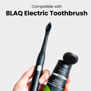 BLAQ Electric Toothbrush Replacement Heads - Sonic Toothbrush Heads Replacement - BLAQ Electric Toothbrush Refill - Optimal Plaque Control Toothbrush Heads - Pack of 2