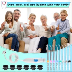 Tondiamo Replacement Hose Compatible with Waterpik Water Flosser Parts Dental Irrigator Handle Oral Hygiene Accessories Oral Irrigator Flossers Replacement Tips Reservoir Tank Valve Rubber Gasket