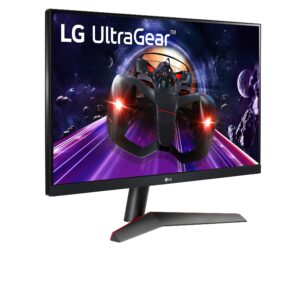 LG 24GN600-B Ultragear Gaming Monitor 24" Full HD (1920 x 1080) IPS Display, 1ms (GtG) Response Time, 144Hz Refresh Rate, AMD FreeSync Premium, HDR10, 3-Side Virtually Borderless Display (Renewed)