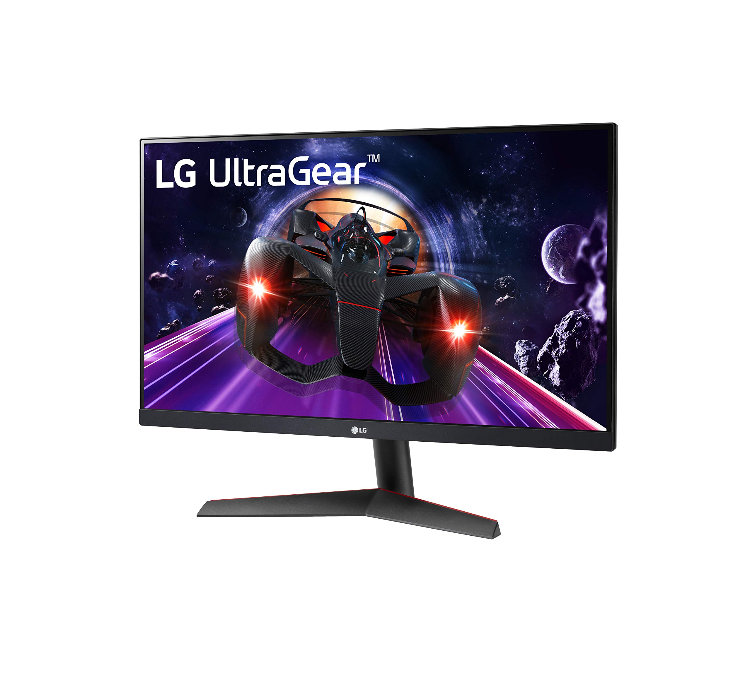 LG 24GN600-B Ultragear Gaming Monitor 24" Full HD (1920 x 1080) IPS Display, 1ms (GtG) Response Time, 144Hz Refresh Rate, AMD FreeSync Premium, HDR10, 3-Side Virtually Borderless Display (Renewed)