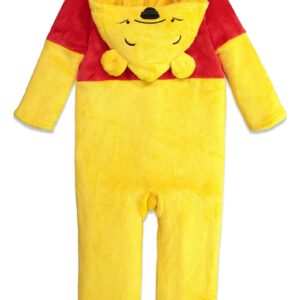 Disney Winnie the Pooh Little Boys Fleece Zip Up Coverall 6