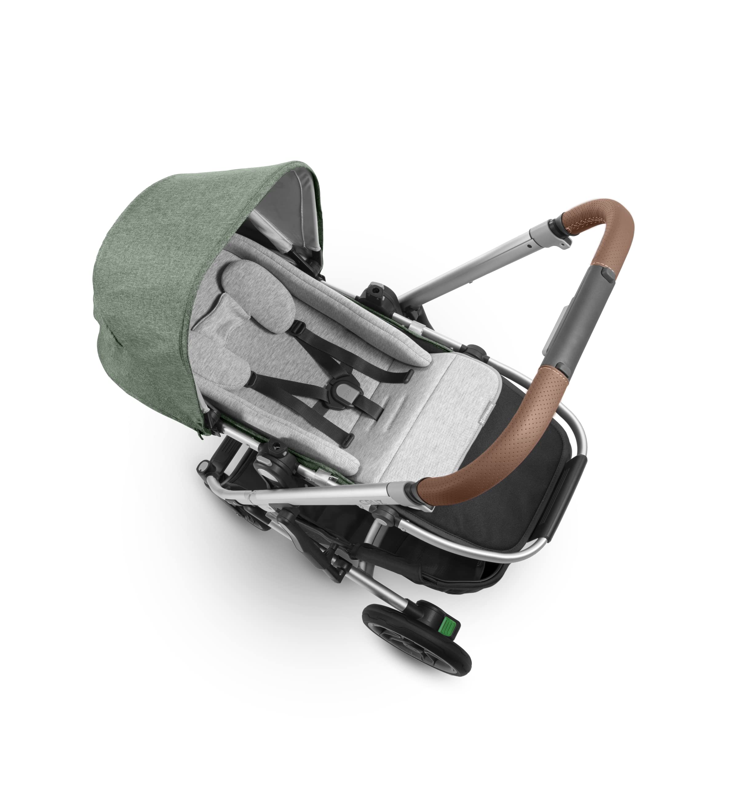 Cruz V2 Stroller - Jake (Black/Carbon/Black Leather) + Infant Snug Seat