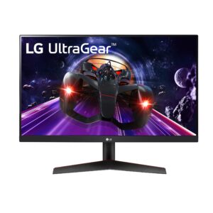 LG 24GN600-B Ultragear Gaming Monitor 24" Full HD (1920 x 1080) IPS Display, 1ms (GtG) Response Time, 144Hz Refresh Rate, AMD FreeSync Premium, HDR10, 3-Side Virtually Borderless Display (Renewed)