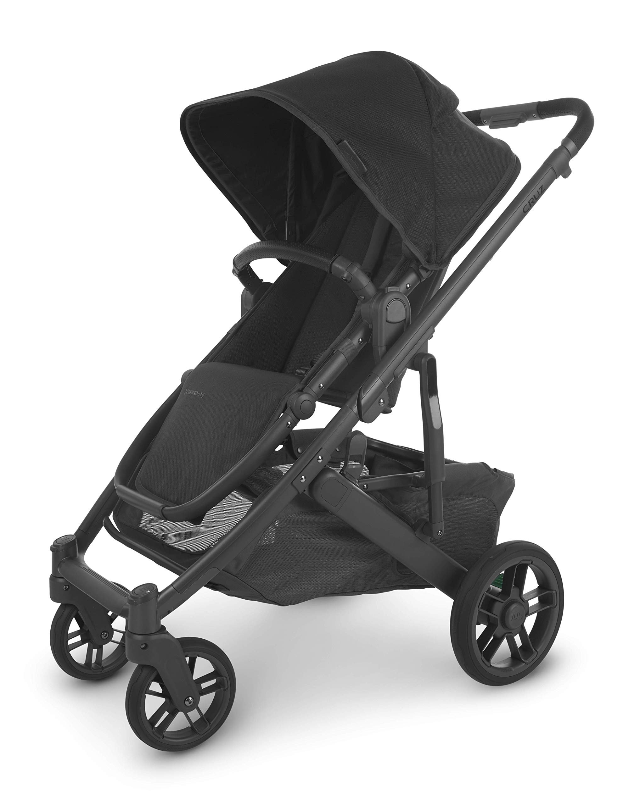 Cruz V2 Stroller - Jake (Black/Carbon/Black Leather) + Infant Snug Seat