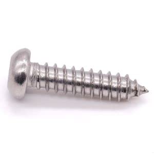 M4 x 20mm Button Head Socket Cap Self Tapping Screws, 304 Stainless Steel 18-8 Wood Screws, Full Coarse Thread Sheet Metal Screws, Pack of 50