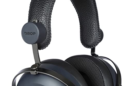 DROP + HIFIMAN HE-R7DX Over-Ear & Closed-Back Headphones with Detachable Cables, 50mm Dynamic Drivers, High Sensitivity, Easy to Drive Pro Studio Monitors, Midnight-Blue