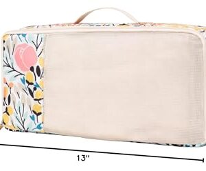 Petunia Pickle Bottom | Portable Baby Organizer | Perfect for Diaper Bags & Travel | Portable Diaper Caddy Organizer | Happy Meadow