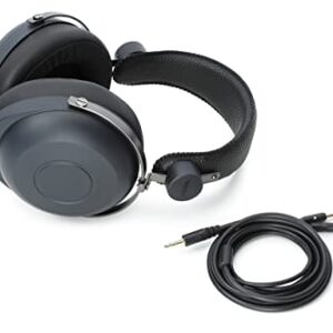 DROP + HIFIMAN HE-R7DX Over-Ear & Closed-Back Headphones with Detachable Cables, 50mm Dynamic Drivers, High Sensitivity, Easy to Drive Pro Studio Monitors, Midnight-Blue