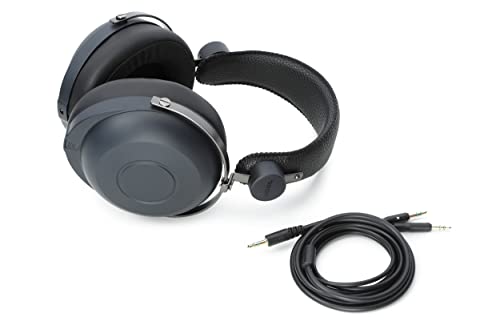 DROP + HIFIMAN HE-R7DX Over-Ear & Closed-Back Headphones with Detachable Cables, 50mm Dynamic Drivers, High Sensitivity, Easy to Drive Pro Studio Monitors, Midnight-Blue