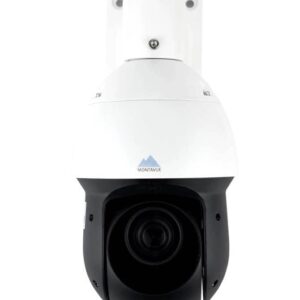 4MP IP PoE Pan-Tilt-Zoom (PTZ) Speed Dome Camera w/ 25x Zoom, 330ft of Starlight IR Night Vision, AI, Smart Motion Detect, 100ft Cat5e Cable- MTZ4250-IRAISMD