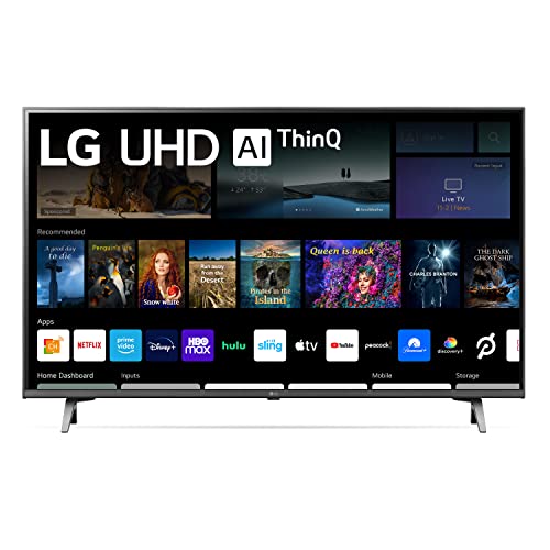 LG 43-Inch Class UQ9000 Series Alexa Built-in 4K Smart TV (3840 x 2160), 60Hz Refresh Rate, AI-Powered 4K, Cloud Gaming (43UQ9000PUD, 2022)