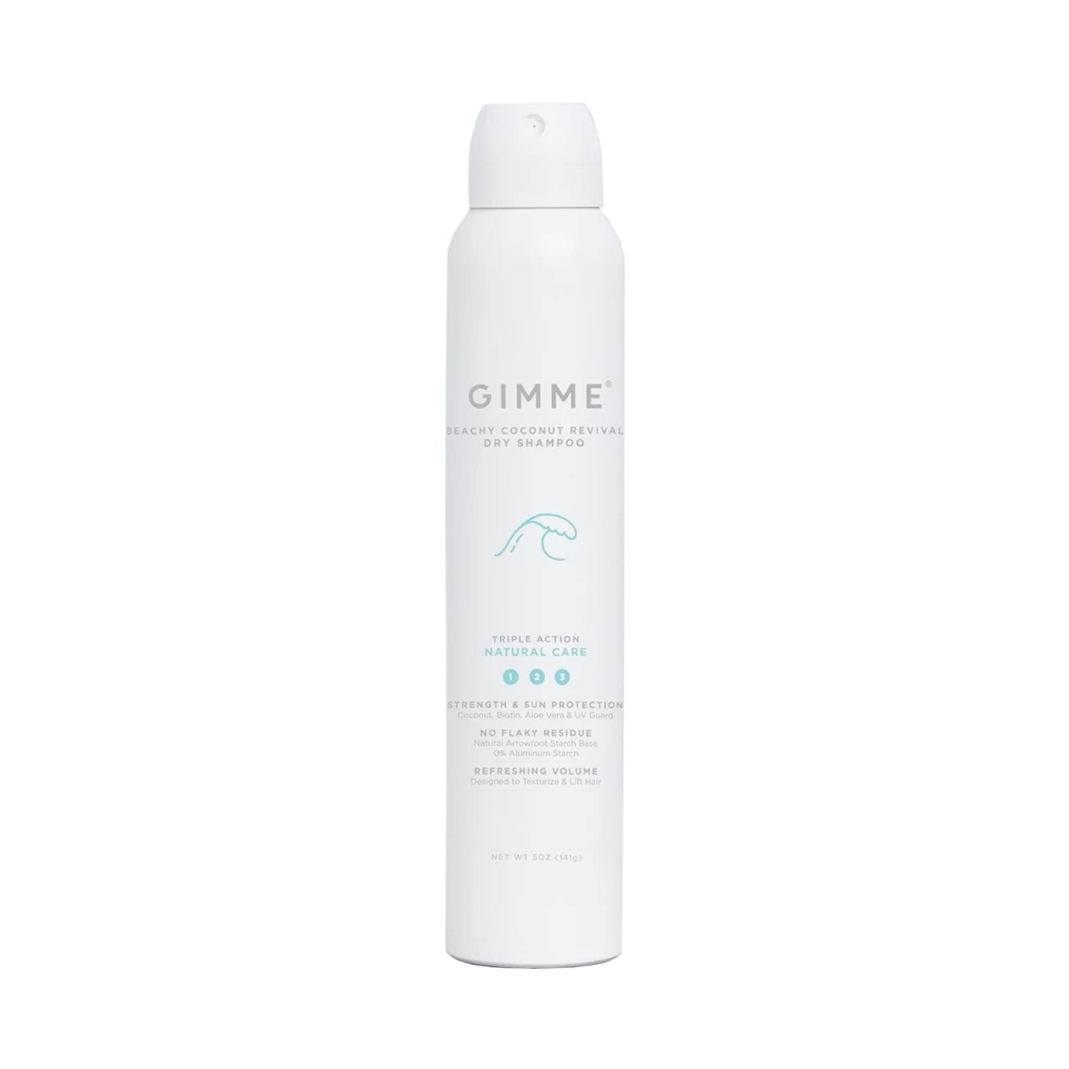 Gimme Beauty - Dry Shampoo Spray, Coconut Beachy Revival - Non Toxic Dry Shampoo for Brunettes, Blondes & All Hair Types - With Aloe Vera, Biotin & UV Guard for Sun Protection (5 Ounces)