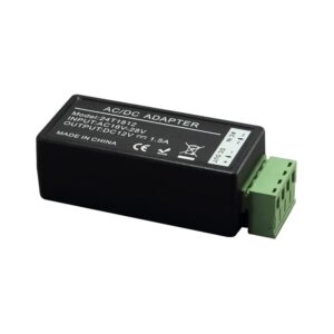 InstallerCCTV AC 24V to DC 12V 1.5A Power Converter, Universal Powerful Transformer for Surveillance CCTV Security Camera