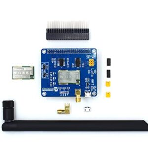 sb components LoRa HAT for Raspberry Pi E22-900T22S Smart Data Transmission Board Module LoRa Expansion Board for Raspberry Pi, Transmission up to 5 KM (915 MHz)