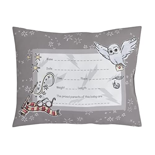 Warner Brothers Harry Potter Magical Moments Grey and White Keepsake Pillow