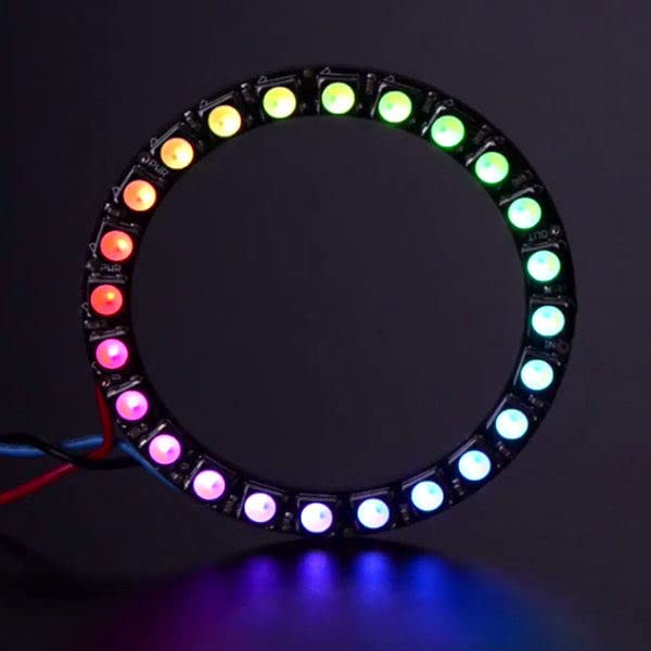 Ring 24 * 5050 RGBW LED 4500K with Integrated Driver Natural White Module for Arduino