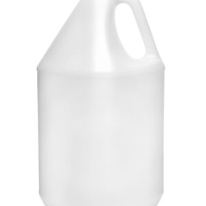 hBARSCI Plastic Jug Bottle, 5L (1.3 Gallon) - With Integrated Handle & 38mm Screw Cap - High Density Polypropylene (HDPE)